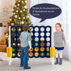 Costway 4 Win Giant Playset pro děti a dospělé šedá + tmavě – 120 × 42 × 104 cm