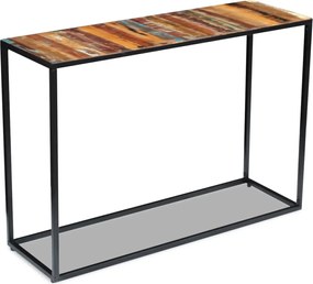 vidaXL Konzolový stolek masivní recyklované dřevo 110 x 35 x 76 cm [243337]