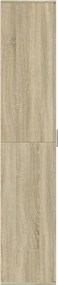 Skříň highboard dub sonoma 60 x 35 x 180 cm kompozitní dřevo 3276667