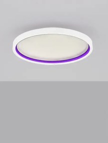 Moderní stropní svítidlo Chet RGB 39 s dálkovým ovládáním