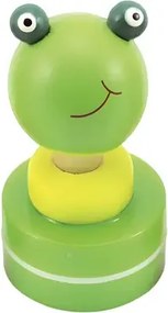 TEDDIES Dřevěné razítko zvířátko s víčkem / 5 druhů / dřevo, plast / 6