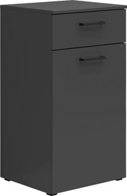 XXXLutz KOMODA, barvy grafitu, 45/83/40 cm Carryhome - Široké komody - 002427022213