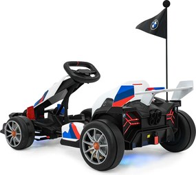 Ramiz BMW motokára s funkcí driftu bílá