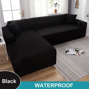 Elastický potah na pohovku či křeslo - voděodolný (1 sedadlo) Barva: Černá