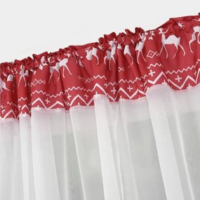 BytoTex Záclona s vánočním motivem Christmas 400x120 cm