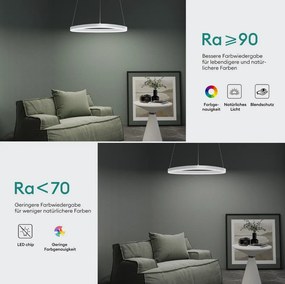 LED lustr na lanku osvětlení ALIVETTA 7287 LED/16W/100-260V 3000-6000K