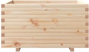 Zahradní truhlík 90 x 60 x 49,5 cm masivní borové dřevo 3282564