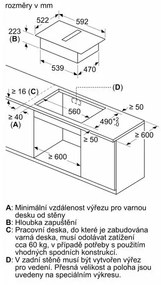 Siemens ED611BS16E Indukční varná deska s odsavačem par