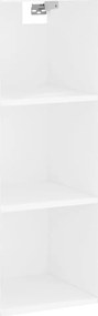 vidaXL Skříň highboard 34,5 x 34 x 180 cm kompozitní dřevo [3190053] Barva: kouřový dub