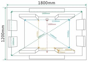 BPS-koupelny Hydromasážní vana HYD-KAR942W 180x120 Bílá s ohřevem vody