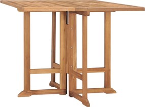 Skládací zahradní jídelní stůl 90 x 90 x 75 cm masivní teak 315448
