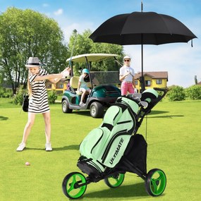 Costway Golfový vozík 3 kolový golfový vozík Golfový skládací 121