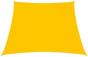Stínicí plachta oxfordská látka lichoběžník 3/5 x 4 m žlutá