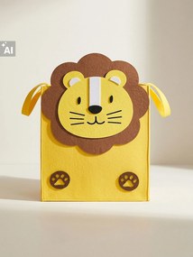 Sinsay - Úložný box s motivem lva - žlutá