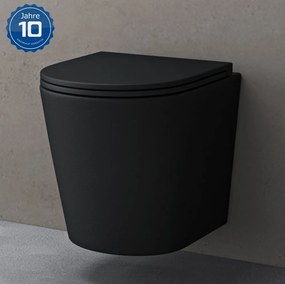 design závěsný klozet DOPORRO DZ108 - WC BLACK - soft close