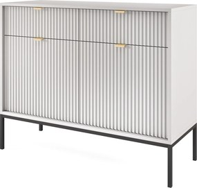 PSK Komoda NEMO KSZ104, Šedá 104 cm Dekor nohou: Černé