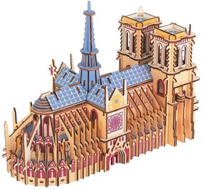 Woodcraft Dřevěné 3D puzzle Katedrála Notre-Dame