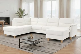 XXXLutz SEDACÍ SOUPRAVA, kůže, bílá Sit & More - Sedací soupravy - 000144033271