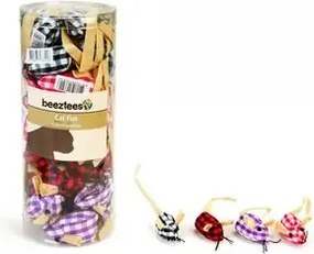 Beeztees Hračka pro kočky látková myš 4cm