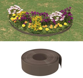 Travní lem hnědý 10 m 15 cm polyethylen 154398