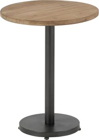 Odkládací stolek TOLVIX Ø 48 cm, černý