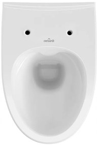 Cersanit Parva CleanOn, závěsná wc mísa s antibakteriálním sedátkem z duroplastu, bílá, K701-015