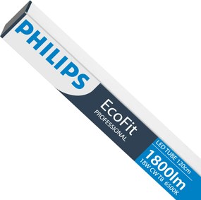 SADA 2x LED trubice Philips 120cm 17,5W 800lm 6500K 30000h EcoFit