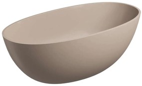 OMNIRES Shell M+ - Volně stojící vana, 148x75 cm, matná béžová SHELL148WWDB
