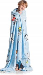 Premium Značková Deka Milý Teplý Měkký Přehoz Deka Snoopy 130X170cm Kn