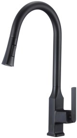 Gamma Pico, vysoká dřezová baterie h-450, černá matná, GMA-BPOK-BK