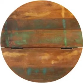 vidaXL Konferenční stolek, masivní recyklované dřevo, , tvar misky [245258] Barva: Černá