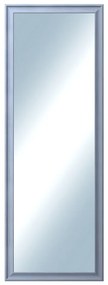 DANTIK - Zarámované zrcadlo - rozměr s rámem cca 50x140 cm z lišty KOSTELNÍ malá modrá (3166)