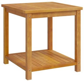 Odkládací stolek masivní akáciové dřevo 45 x 45 x 45 cm - Default Title