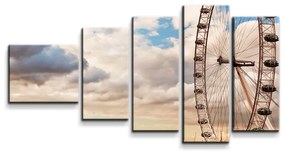 Sablio Obraz - 5-dílný London eye - 100x60 cm