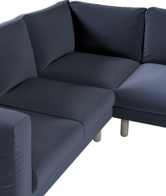 Potah na pohovku IKEA Norsborg rohová 4-místná barva tmavě modrá látka sametová
