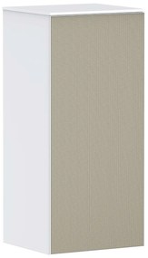 Hansgrohe Xevolos E - Boční skříňka 41x89x36 cm, 1 dvířka, panty vlevo, matná bílá/bronz 54212390
