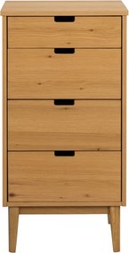 Komoda z dubového dřeva v přírodní barvě 45x92x38 cm Garrison – Rowico