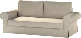 Potah na pohovku IKEA Backabro,  3-místná, rozkládací barva béžová látka pletený vzor