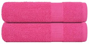 Ručníky FROGN 2 ks růžové 100x150 cm 360 g/m² 137052