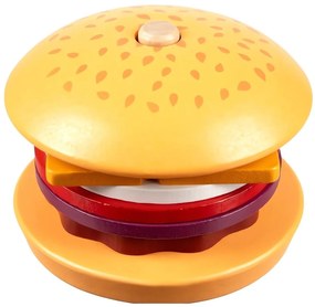 Hotové jídlo kruzzel 22673 dětský dřevěný hamburger
