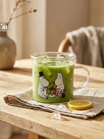 Sinsay - Skleněný hrnek s uchem The Moomins - vícebarevná