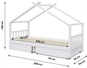 Dětská postel ELISIA Tempo Kondela