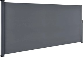 Juskys Výsuvná boční markýza Dubai Barva: tmavě šedá, Velikost: 500 × 160 cm
