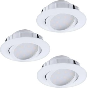 Eglo 95857- SADA 3x LED Stmívatelné podhledové svítidlo PINEDA LED/5,5W/230V