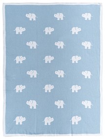 4Home Dětská bavlněná deka Sloni, 70 x 90 cm