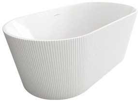 Rea Ofelia, volně stojící akrylátová vana 1700x740x595 mm, bílá lesklá, REA-W0126