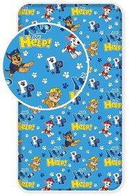 JERRY FABRICS Prostěradlo Paw Patrol Help PP137 90/200