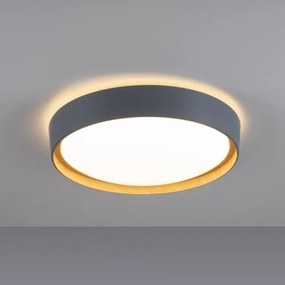 Leuchten Direkt 14347-15-LED Stmívatelné stropní svítidlo EMILIA 28,8W/230V šedá