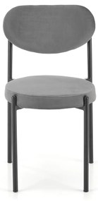 HALMAR K509 židle šedá