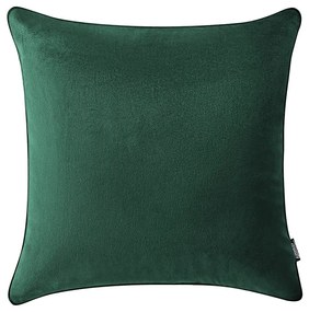 Room99 Dekorační povlak na polštář CHARMY Jednobarevná 40 x 40 cm Barva: Zelená
